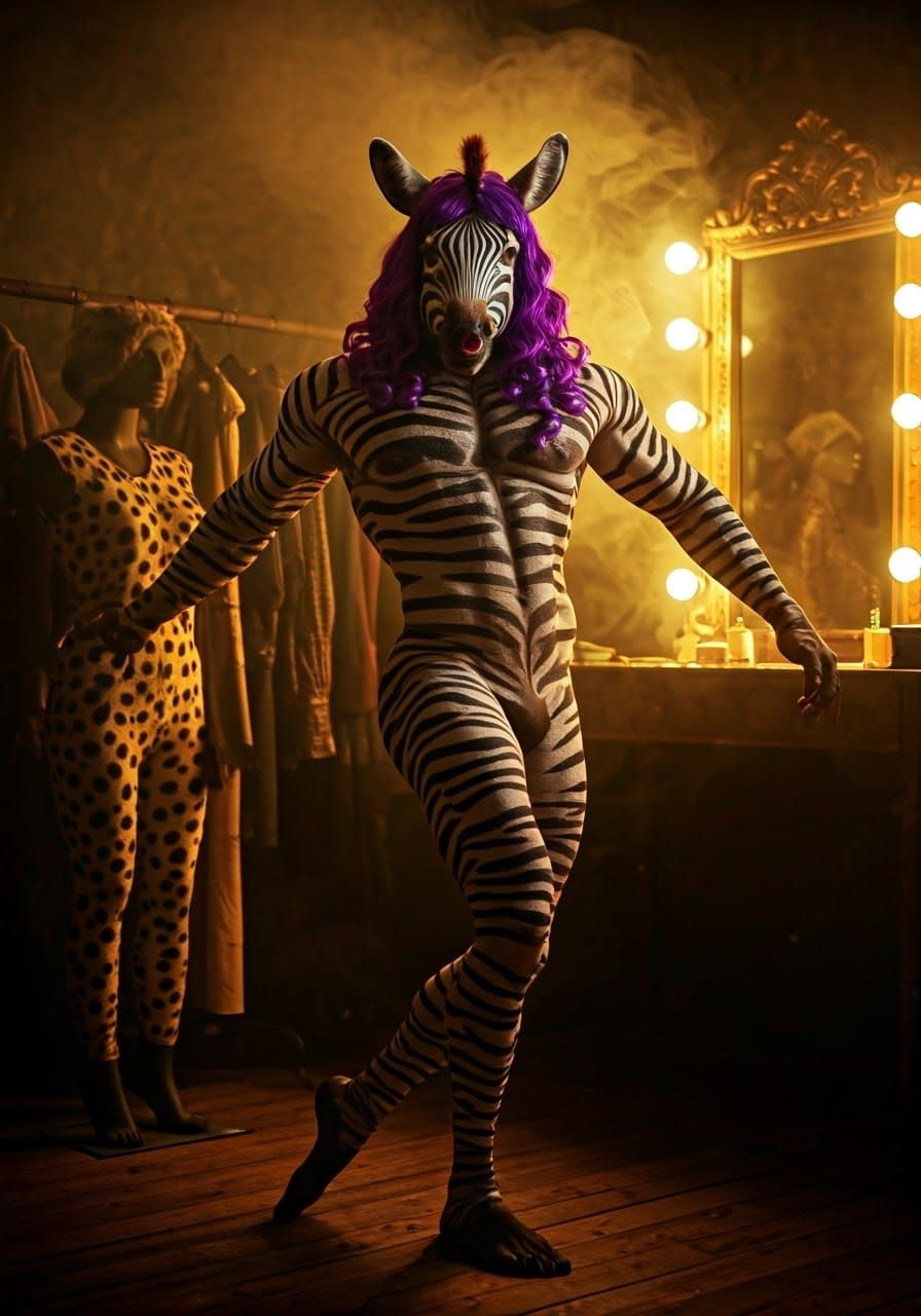 Goodbye Zebras - Mysterious Zebra Man in a 1970s-Style Thril...