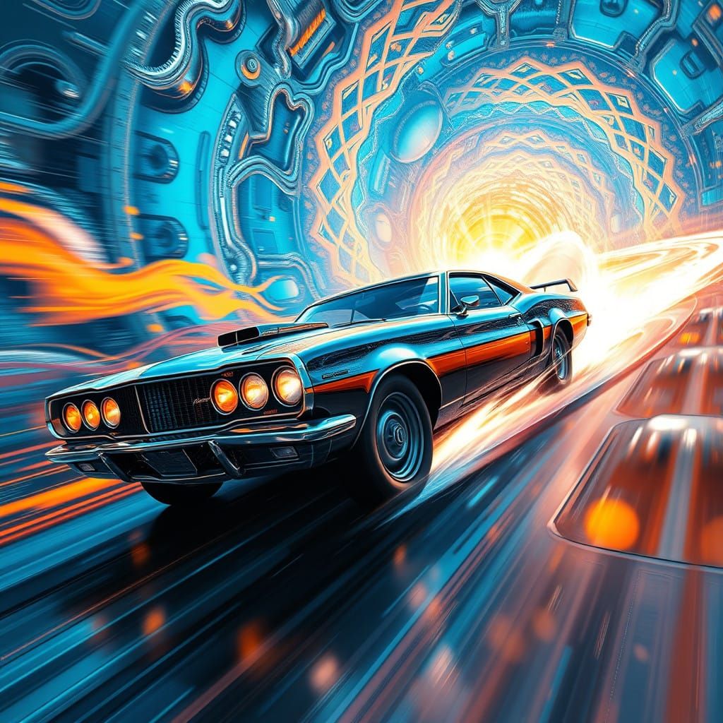turbo - Turbocharged Vehicle Speeds Through a Mystical Realm...