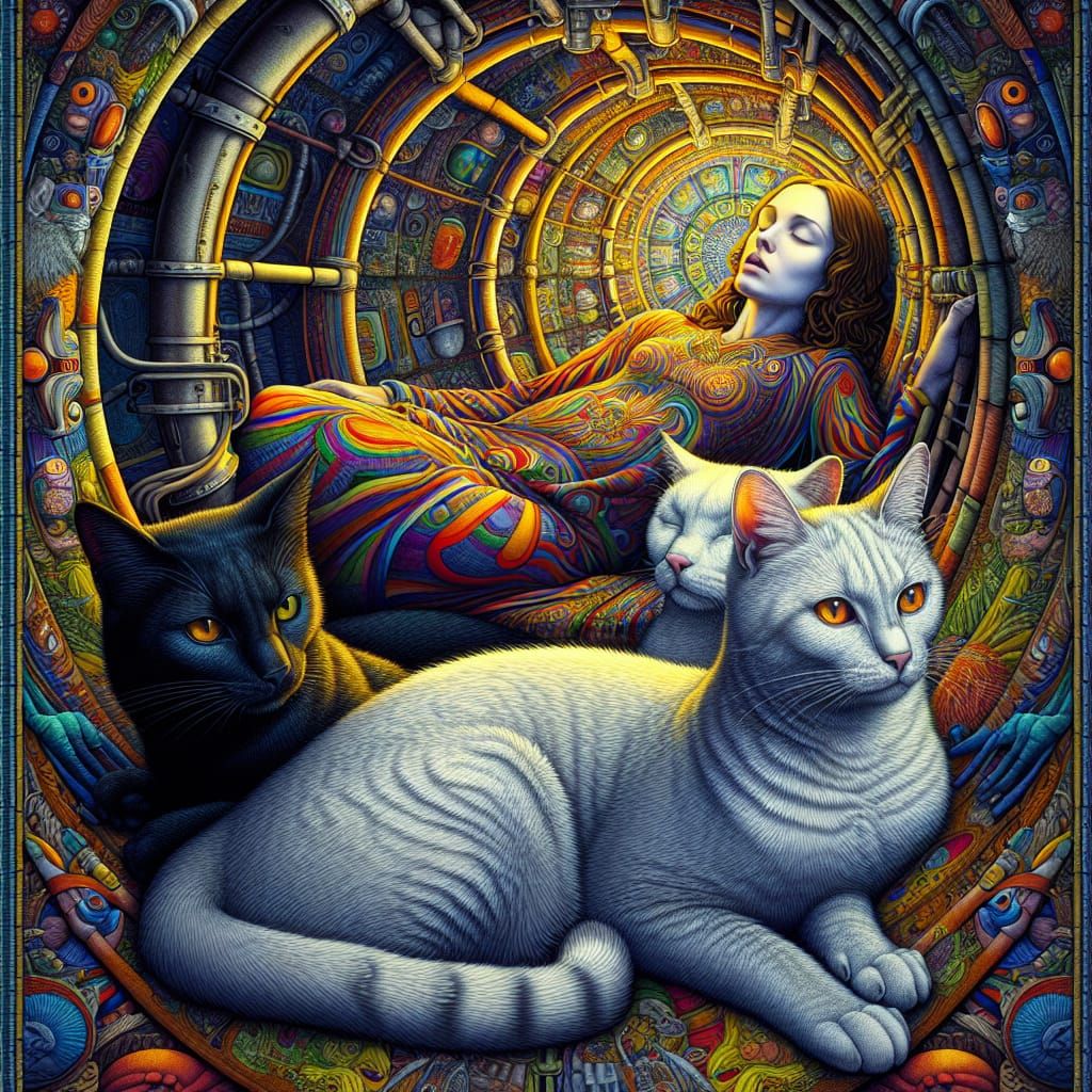 Jess Celebrates Her Birthday Sleeping in a Psychedelic Submarine with ...