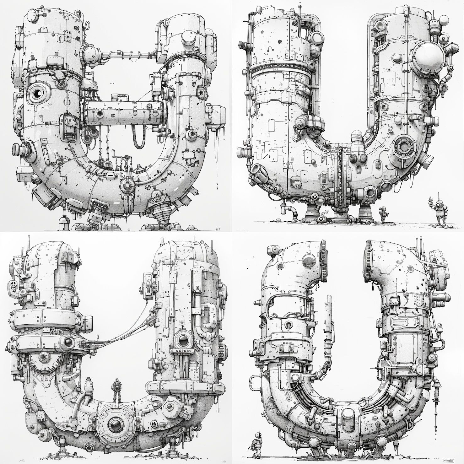 How to Create a Concept Line Art Drawing with AI - AI Generated Artwork ...