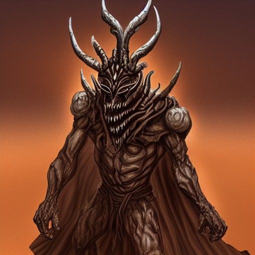 Cinematic fantasy Desert Demon, Hyper detailed : r/nightcafe