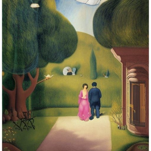 Poème de Paul Eluard Et le beau temps A la forme de sa tête. - AI Generated Artwork - NightCafe ...