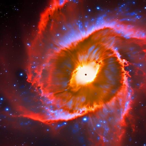 Eye of God helix nebula as seen by the James Webb Telescope in stunning ...