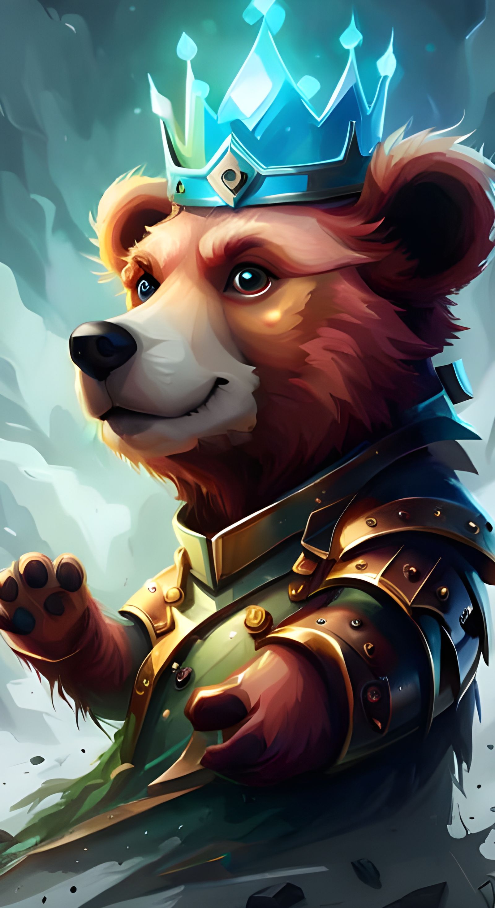 King Bear - AI Generated Artwork - NightCafe Creator