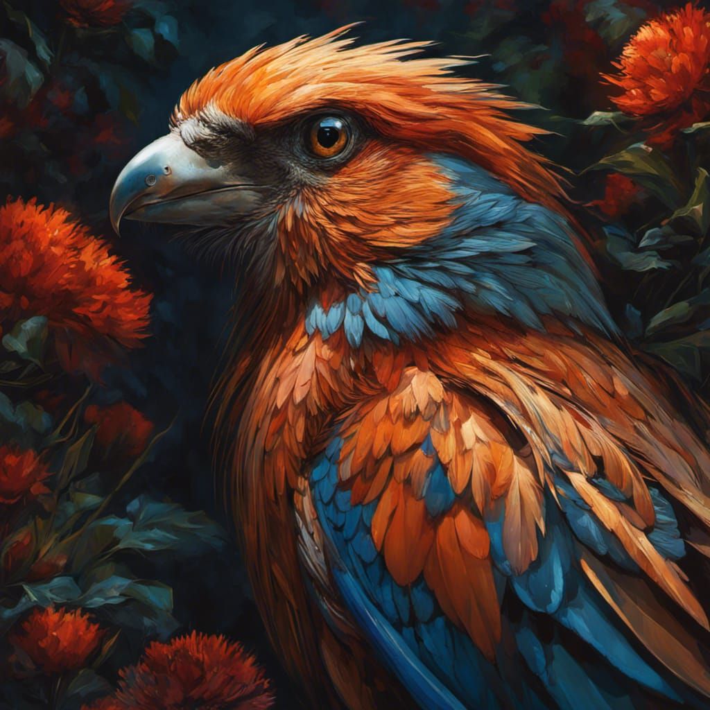 "Bird portrait!" - AI Generated Artwork - NightCafe Creator