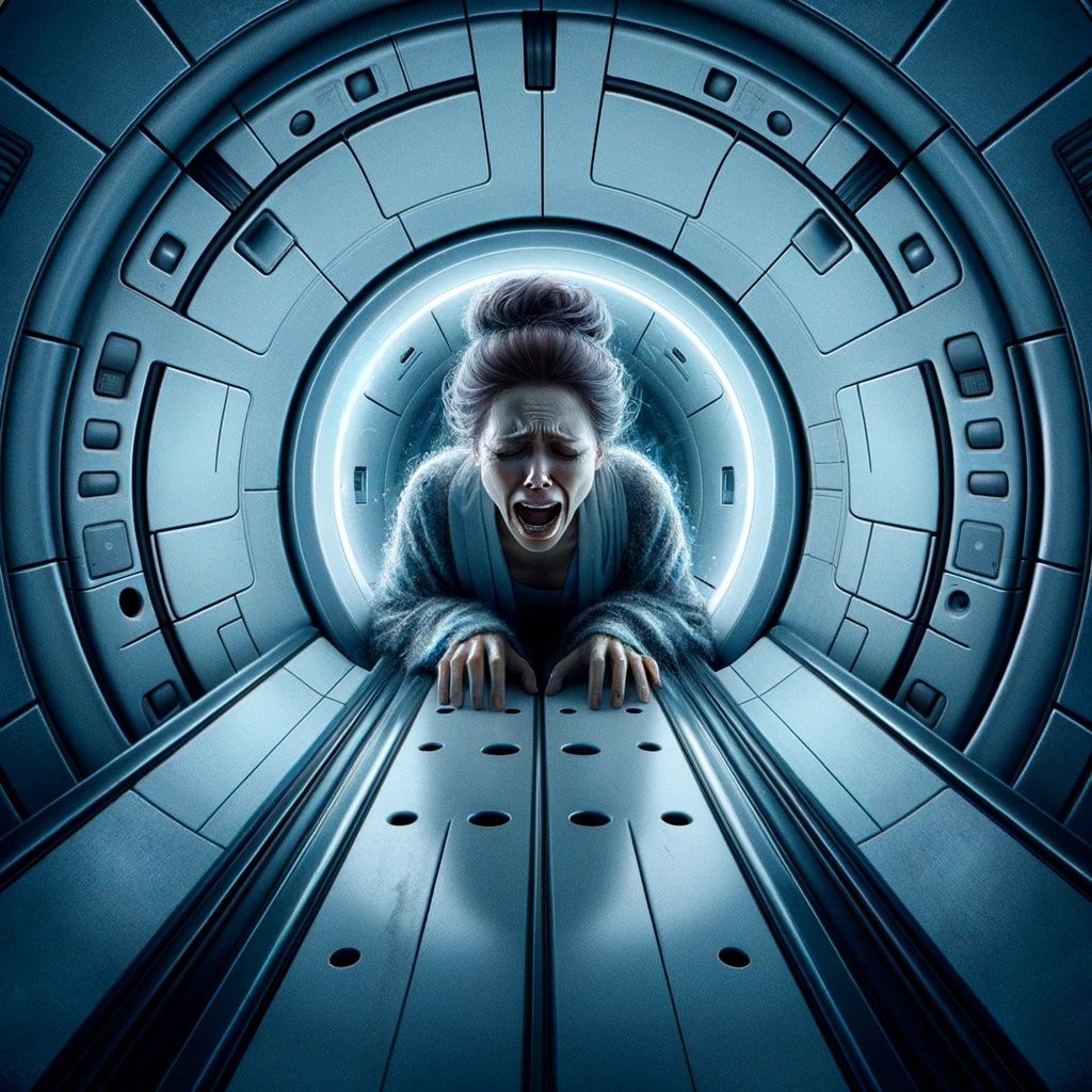 MRI- Nightmare Feeling Claustrophobic - AI Generated Artwork ...