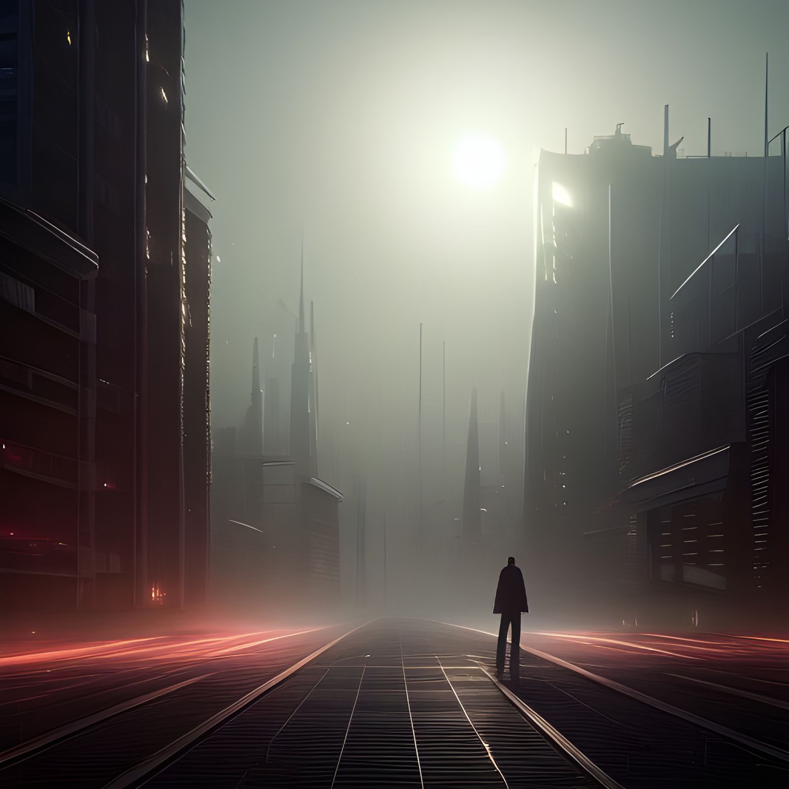 In the Simulation - AI Generated Artwork - NightCafe Creator