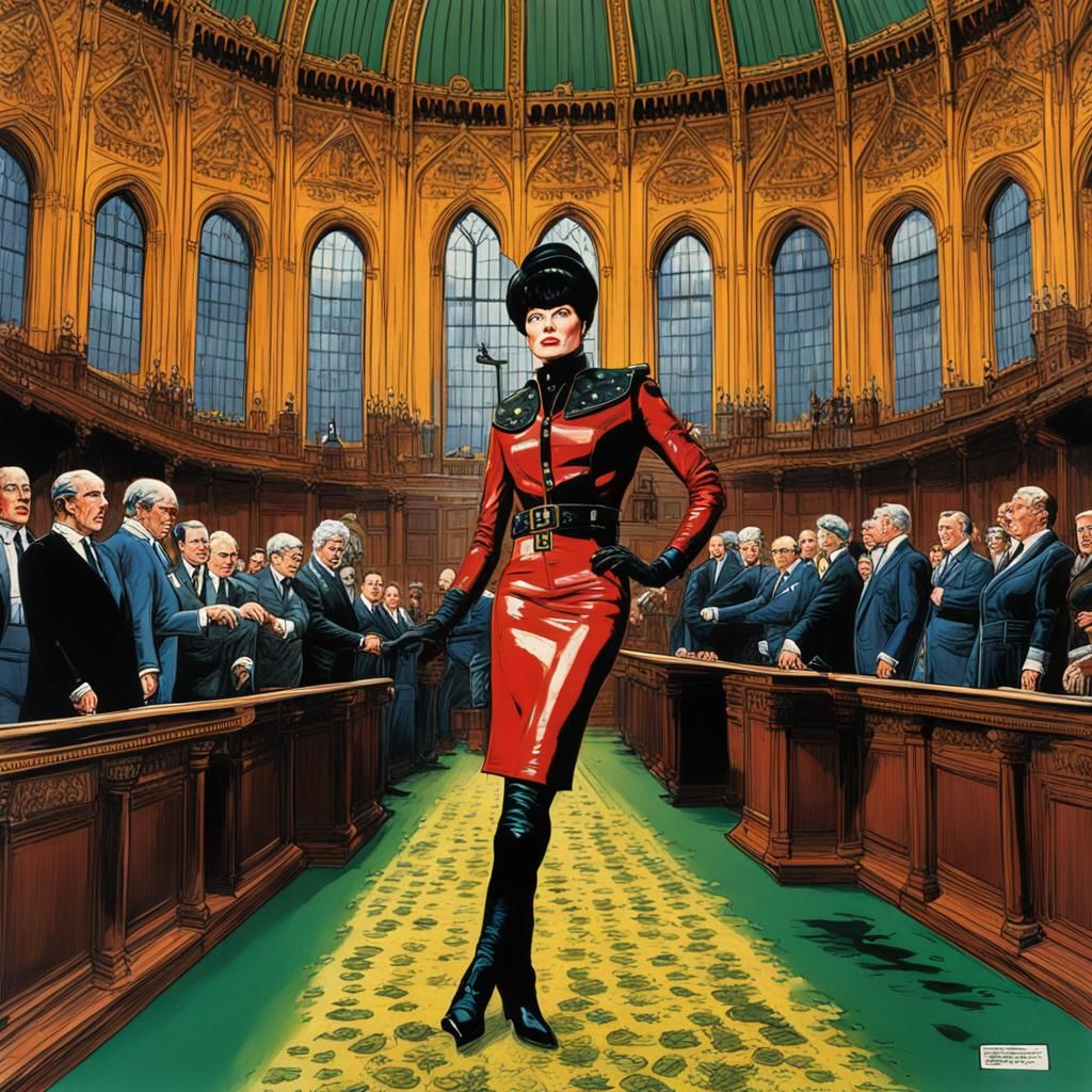 The front cover of a glossy magazine called Leather Fashion depicting ...