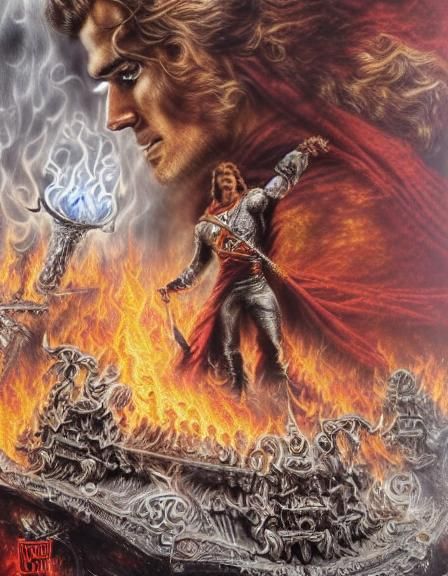 Pyromancer Concept II - AI Generated Artwork - NightCafe Creator