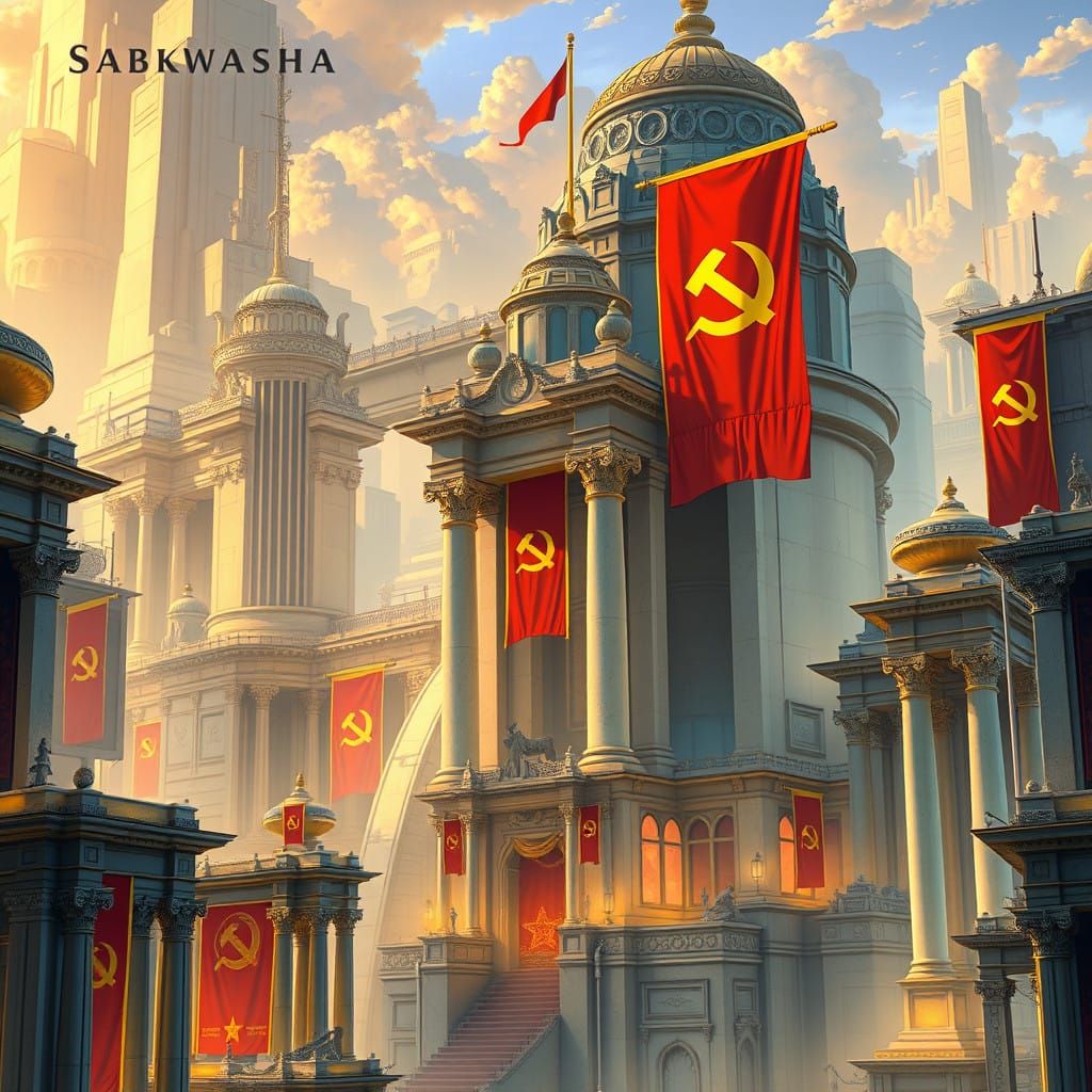 Ancient Rome-Inspired Metropolis in Vibrant Teal, ... - AI Art