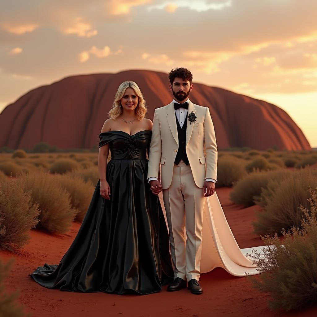 Rebel and Ramona's Futuristic Australian Outback W... - AI Art