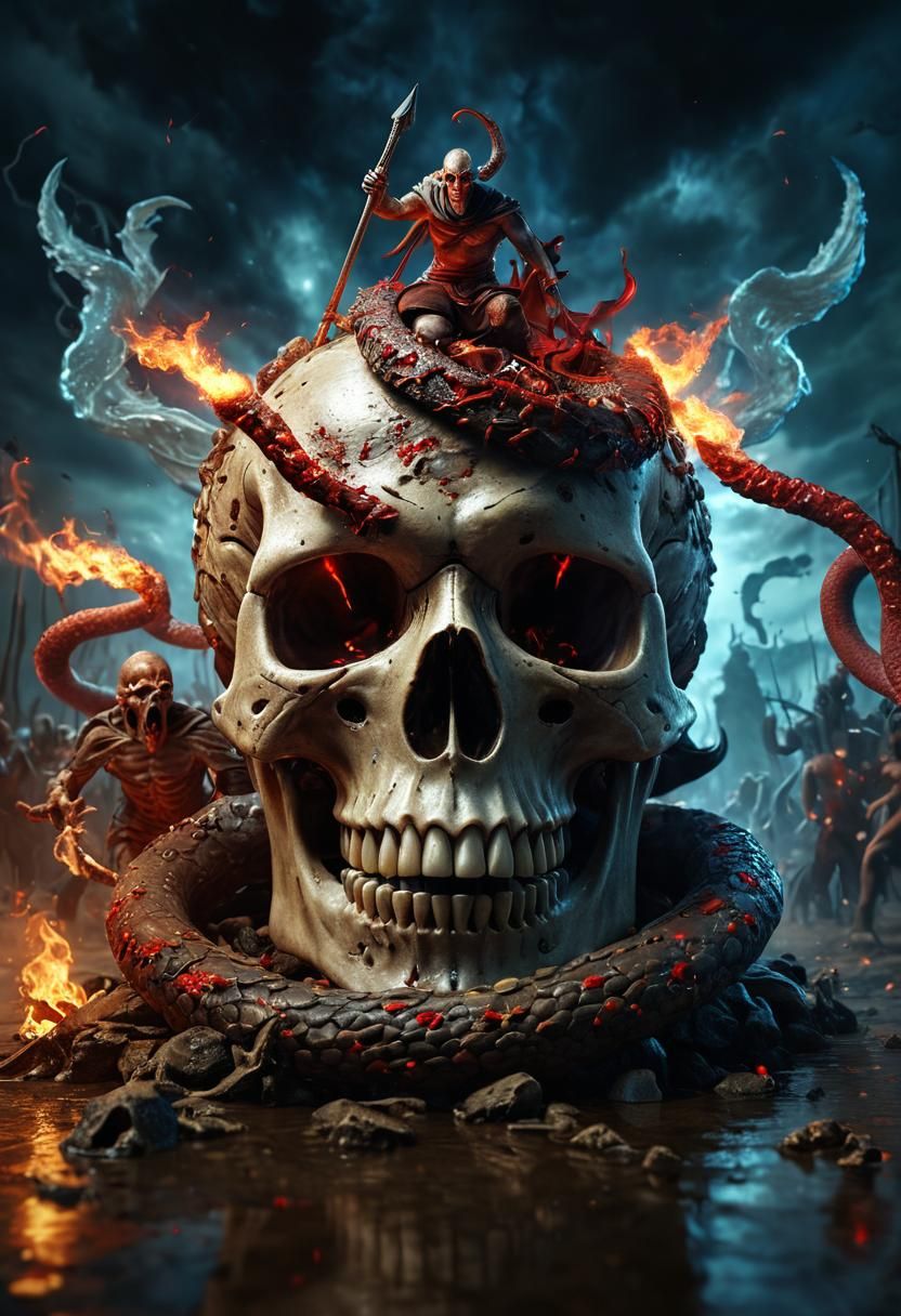 Hellscape - AI Generated Artwork - NightCafe Creator