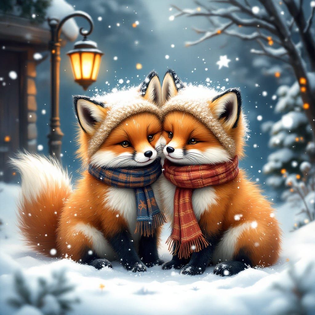 Winter Foxes - Winter Foxes