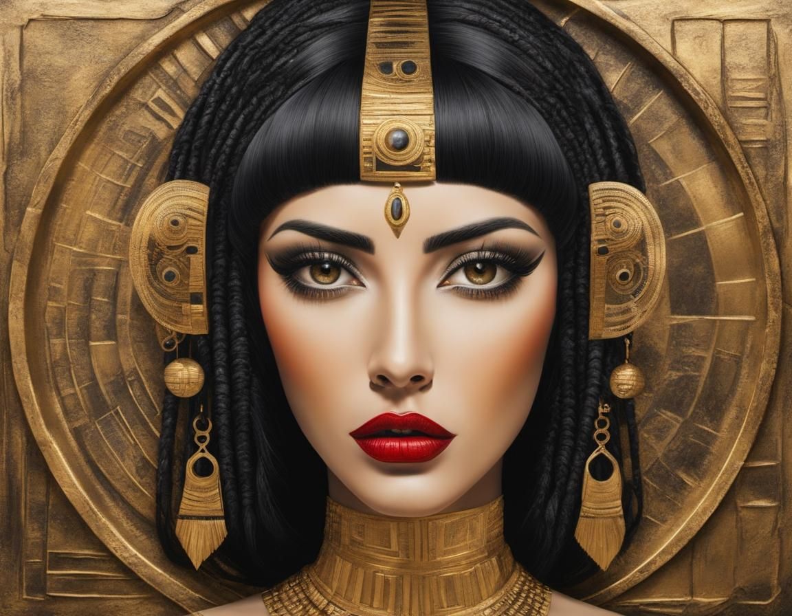 6 pictures (3/6): Queen Cleopatra. This represents power and beauty ...