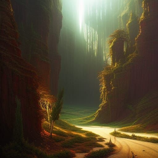 red corrupt realistic Cactus twisted and prickly - AI Generated Artwork ...