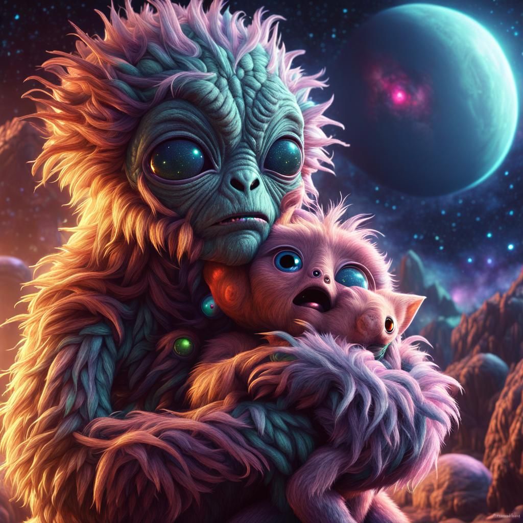 Alien Mother - AI Generated Artwork - NightCafe Creator