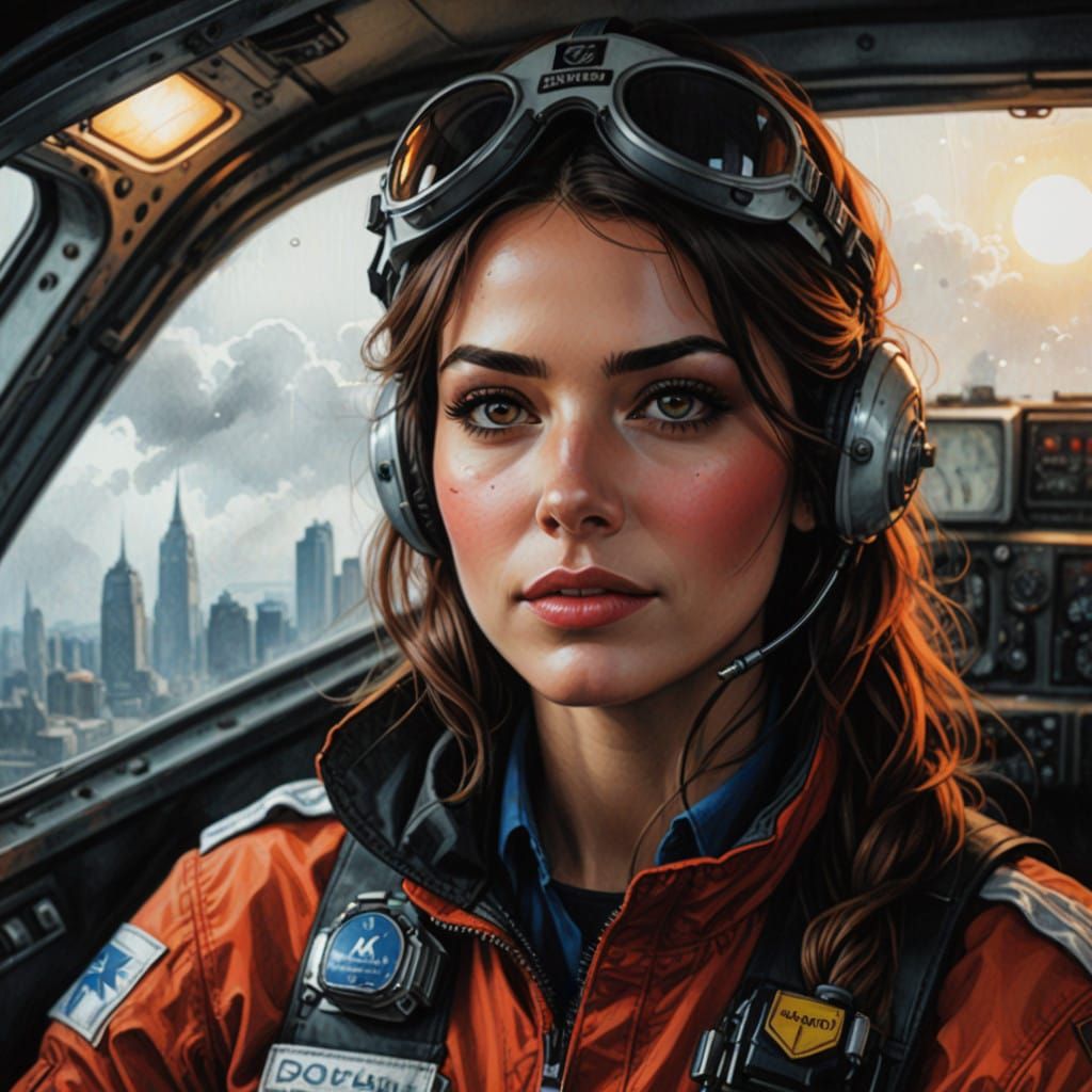 Charlotte 'Charlie' Cloutier - Hyper-Realistic Portrait of a...