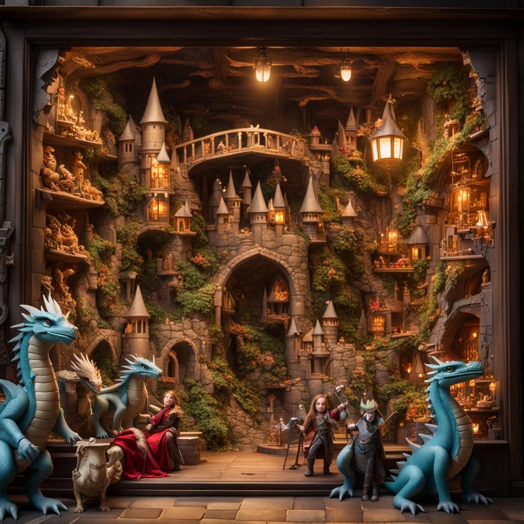 A fantasy-inspired toy shop window. - AI Generated Artwork - NightCafe ...