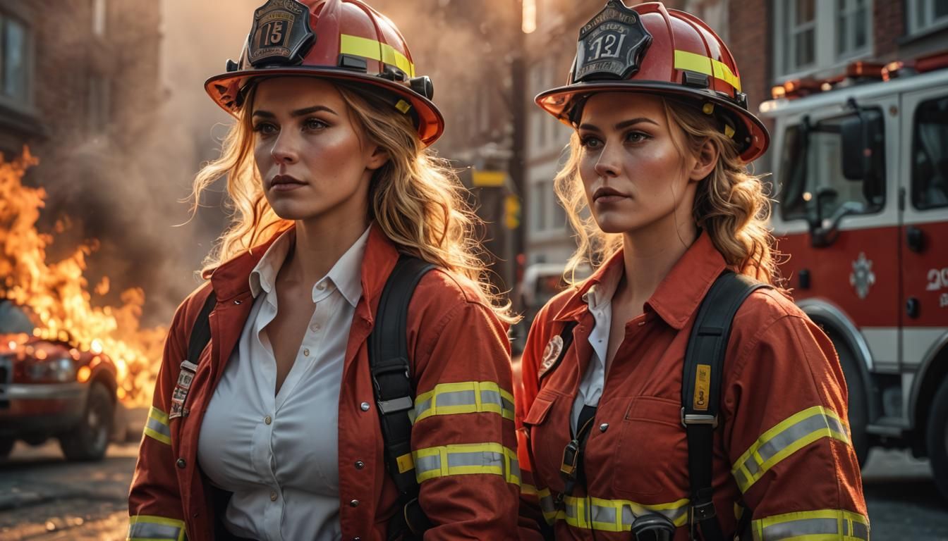 Firefighter - AI Generated Artwork - NightCafe Creator