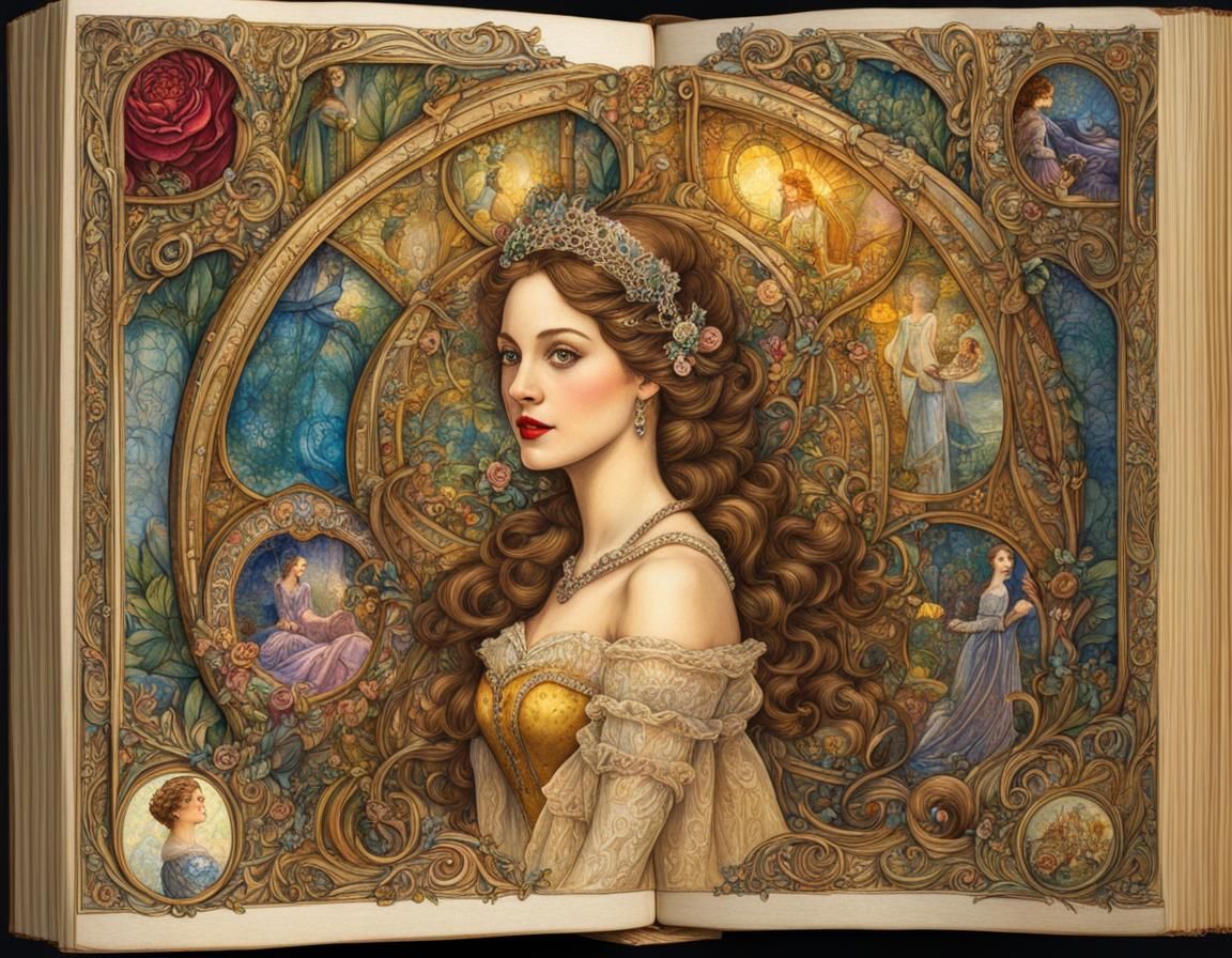 Storybook Belle - AI Generated Artwork - NightCafe Creator