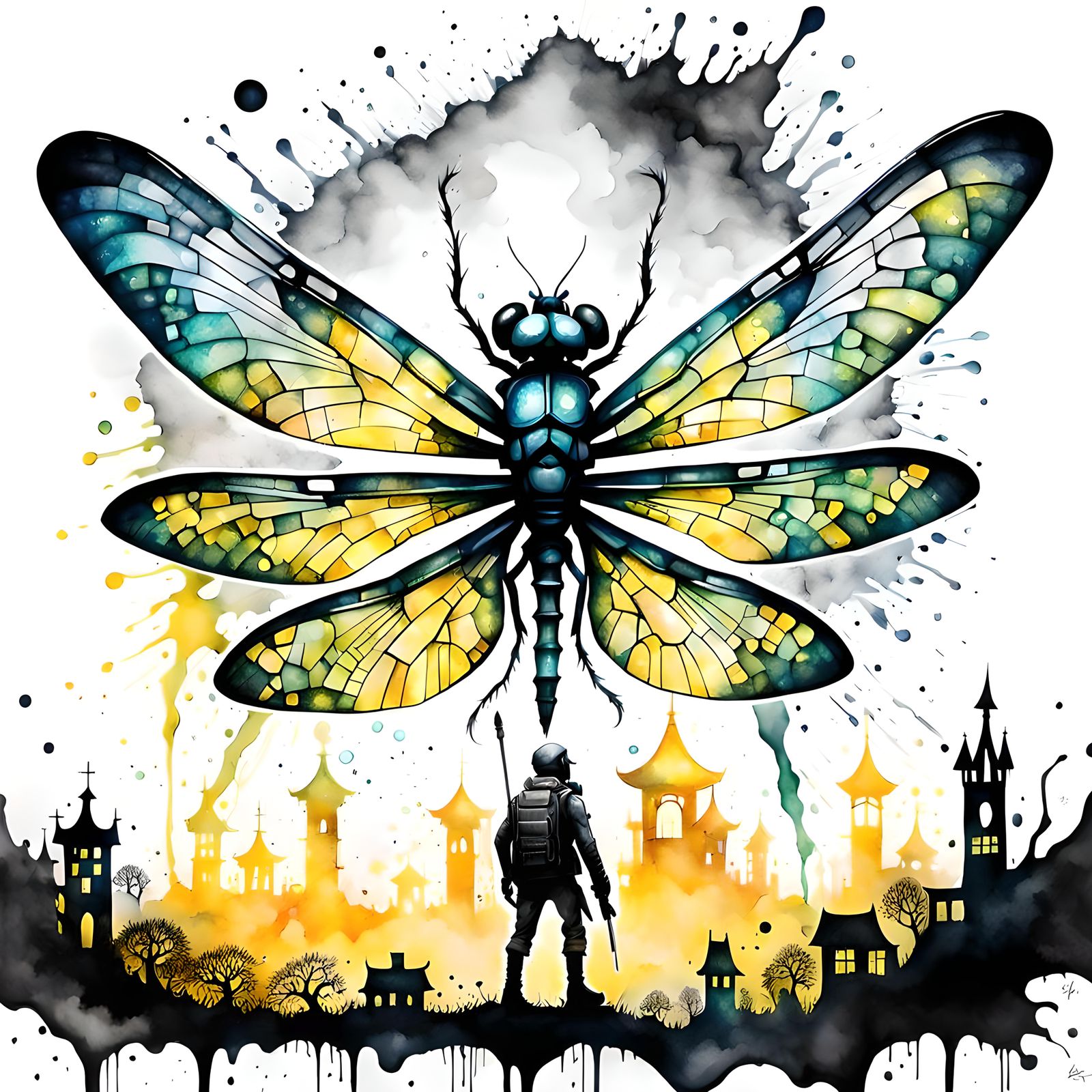 Bug Invasion - AI Generated Artwork - NightCafe Creator