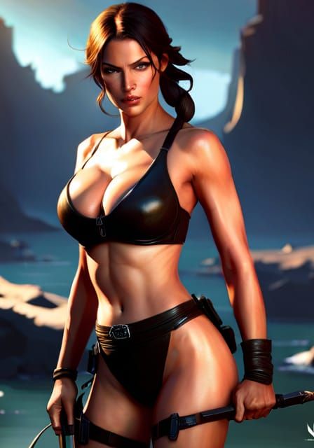 Lara croft - AI Generated Artwork - NightCafe Creator