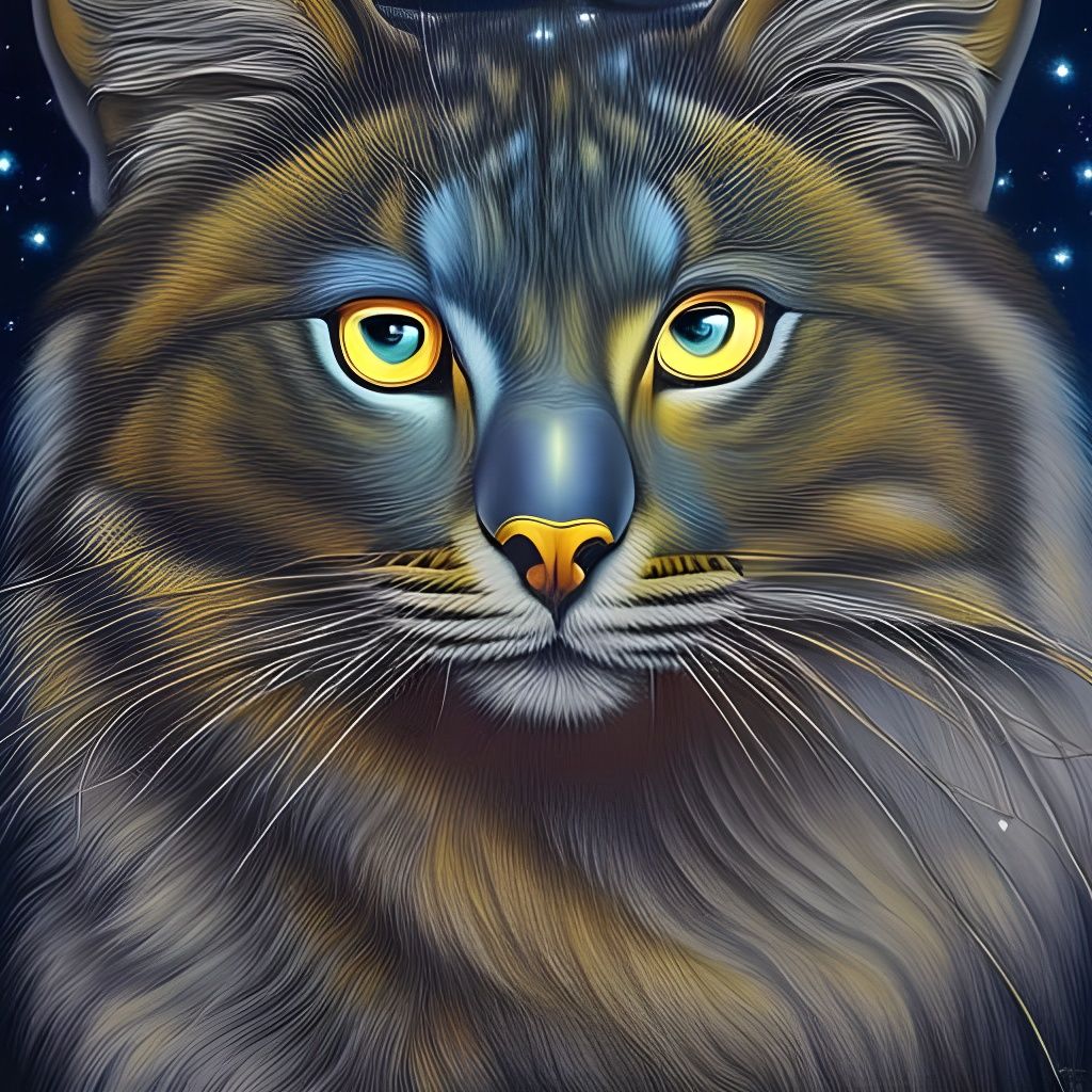 star cat - AI Generated Artwork - NightCafe Creator