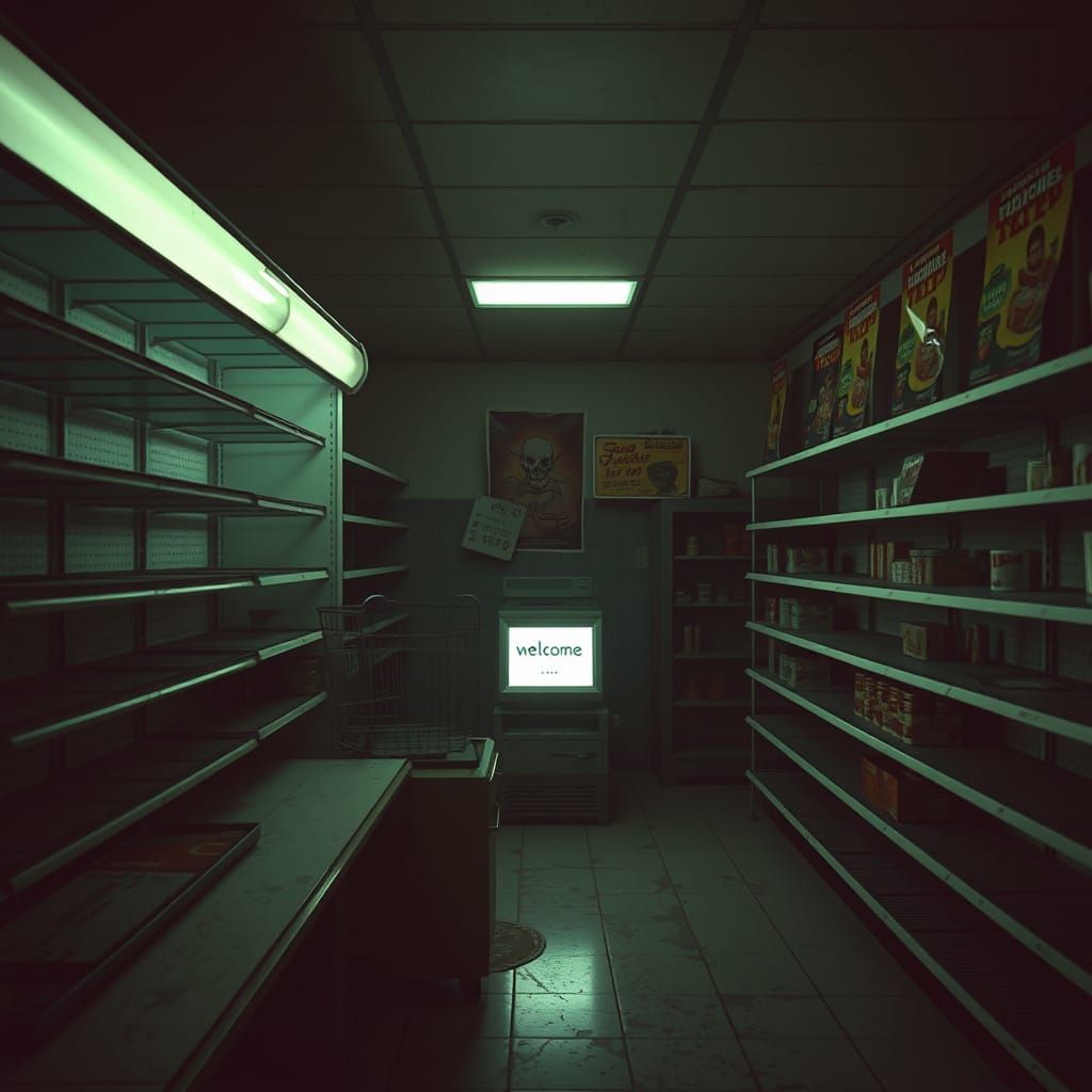 the convenience store - Abandoned Convenience Store in a Hau...