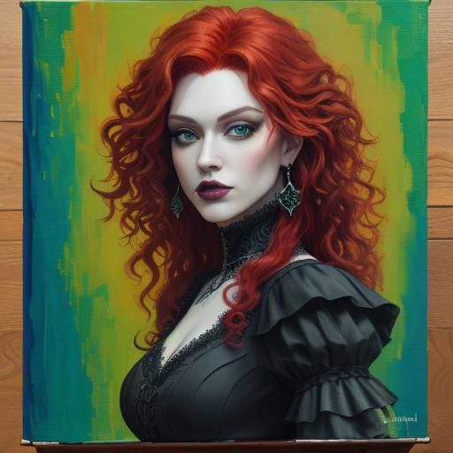 Goth Merida - AI Generated Artwork - NightCafe Creator