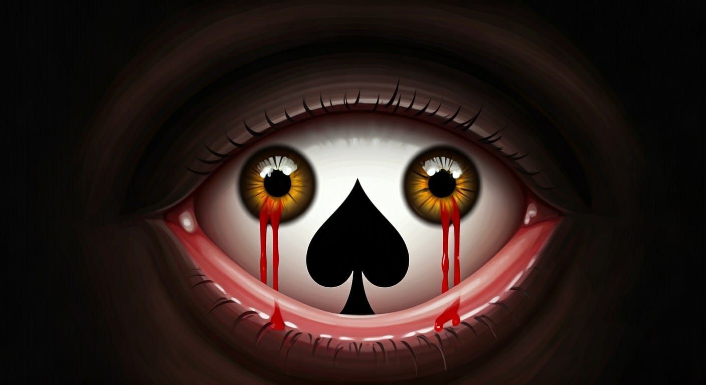 bleeding eyes ace spades card - bleeding eyes ace spades car...