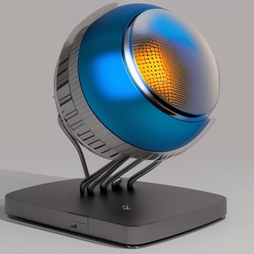 Retrofuturistic Lamp Design - AI Generated Artwork - NightCafe Creator