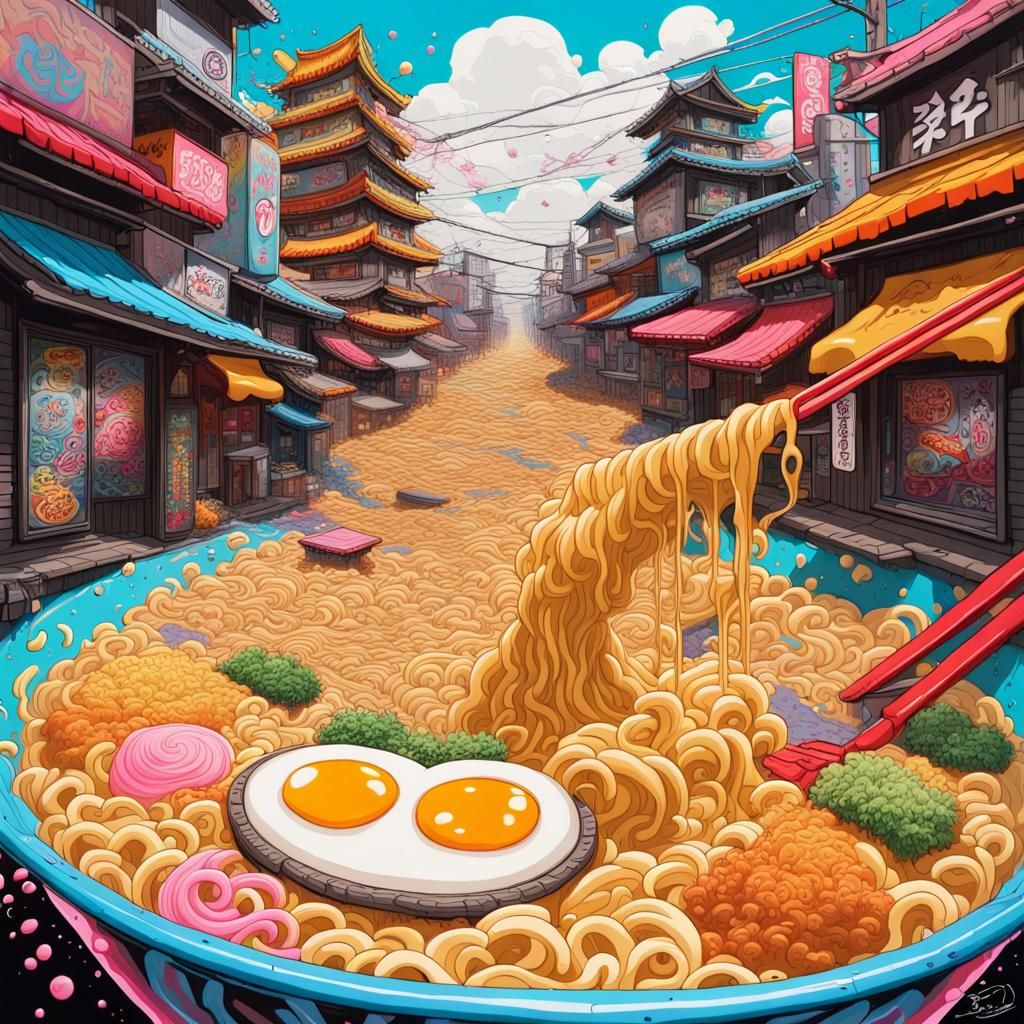 Ramen Fantasy (II) - Ramen Fantasy World in Manga Graffiti S...