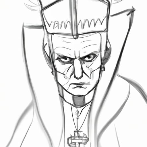 the pope drawn like an anime warrior - AI Generated Artwork - NightCafe ...