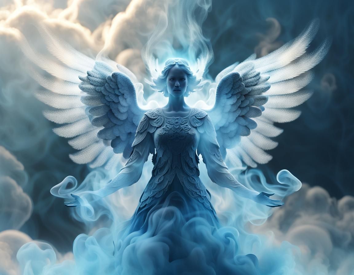 Angel Shows from out of the Clouds - AI Generated Artwork - NightCafe ...