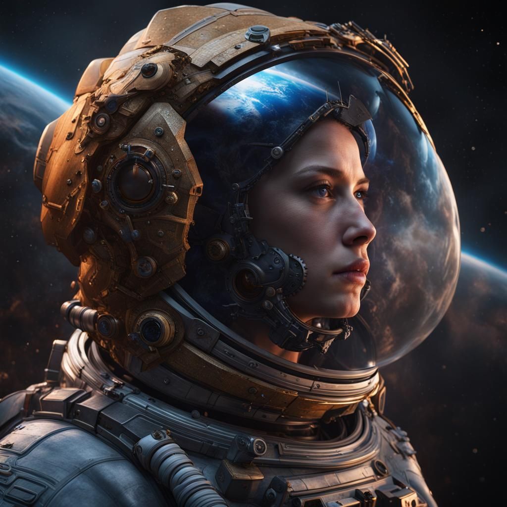 nasa , realstic portrait 16k - AI Generated Artwork - NightCafe Creator