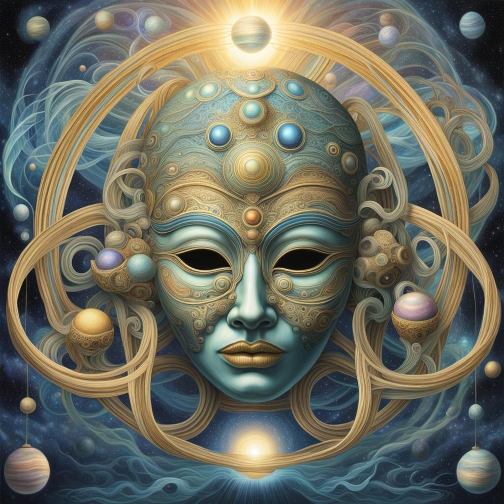 ethereal interplanetary mask - AI Generated Artwork - NightCafe Creator
