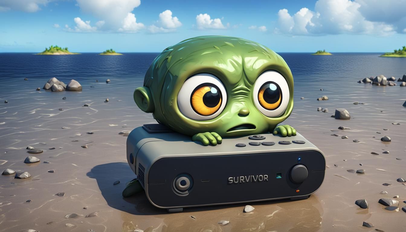 They'll Be Here Any Minute Just Gotta Hang On To This Lil Box - AI ...