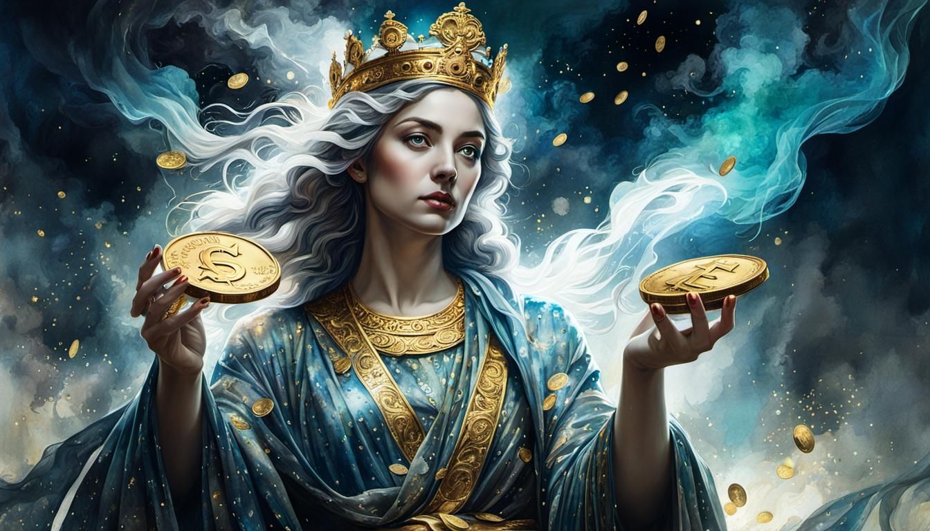 Tyche Goddess of fortune 4 - AI Generated Artwork - NightCafe Creator