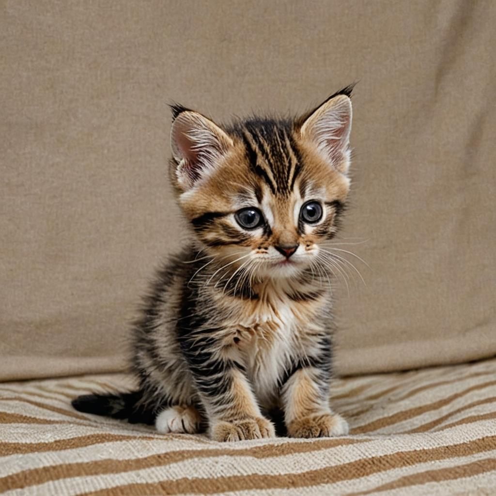 Tabby Kitten - AI Generated Artwork - NightCafe Creator