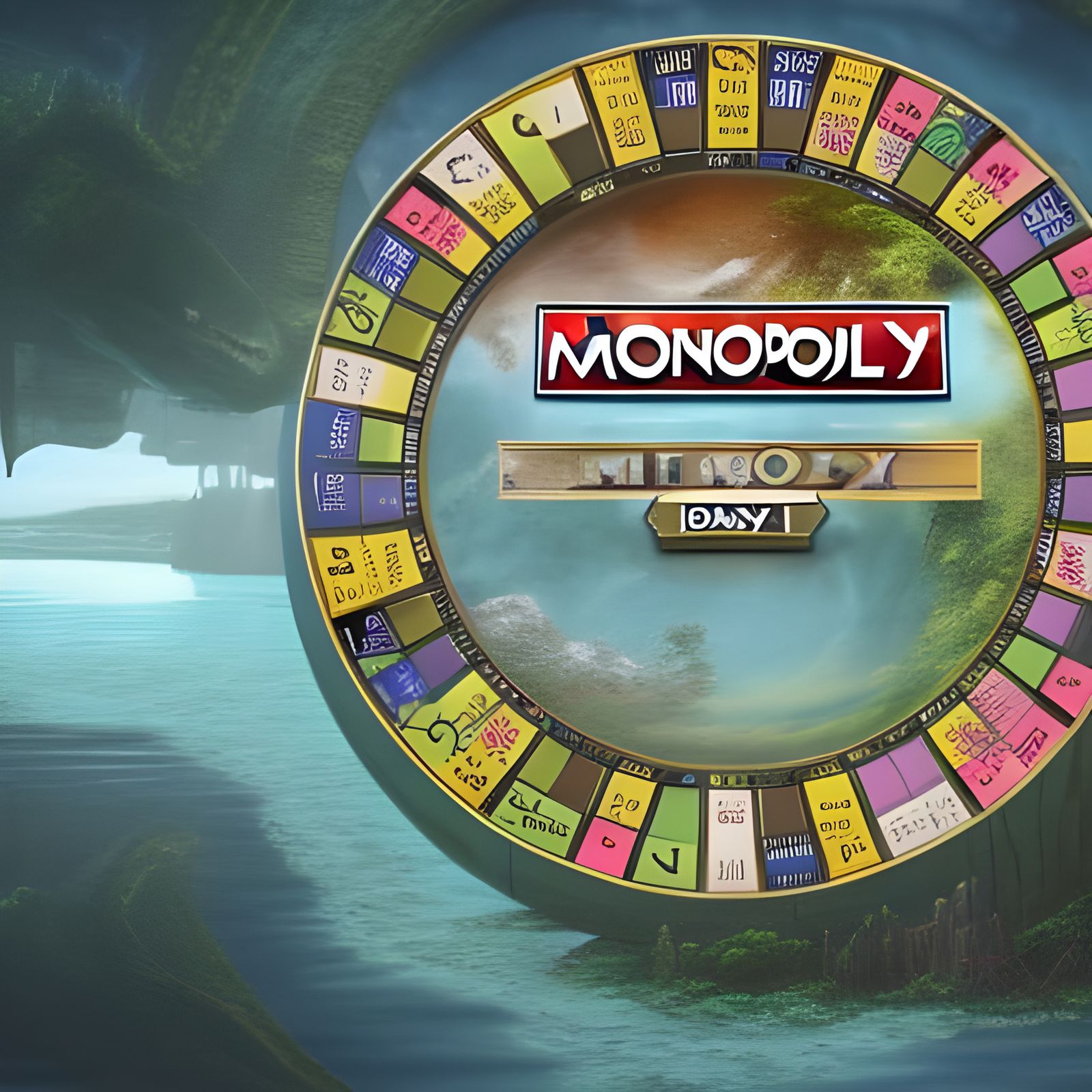 Inspired by Monopoly Ticket Wheel - AI Generated Artwork - NightCafe ...