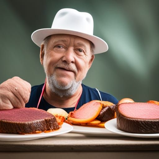 Beef Salesman - AI Generated Artwork - NightCafe Creator