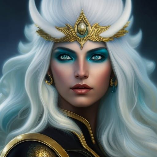 Moon Tribe Knight - AI Generated Artwork - NightCafe Creator