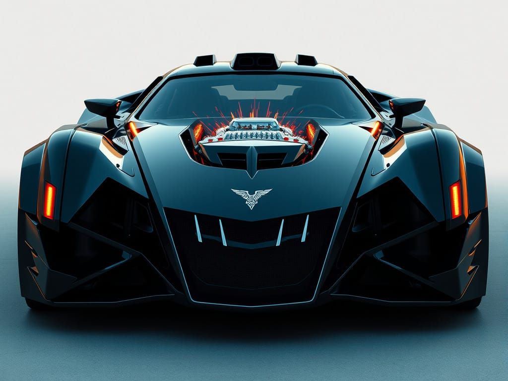 Cyberpunk Car, The Griffon - Cyberpunk Griffon Coupe Exposes...