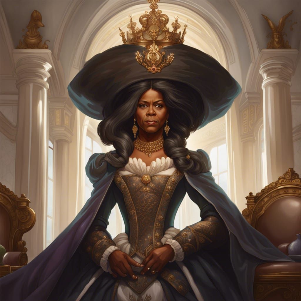 Queen Michelle - AI Generated Artwork - NightCafe Creator