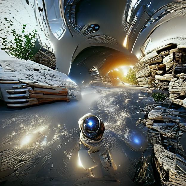 space and time intertwined CryEngine - AI Generated Artwork - NightCafe ...