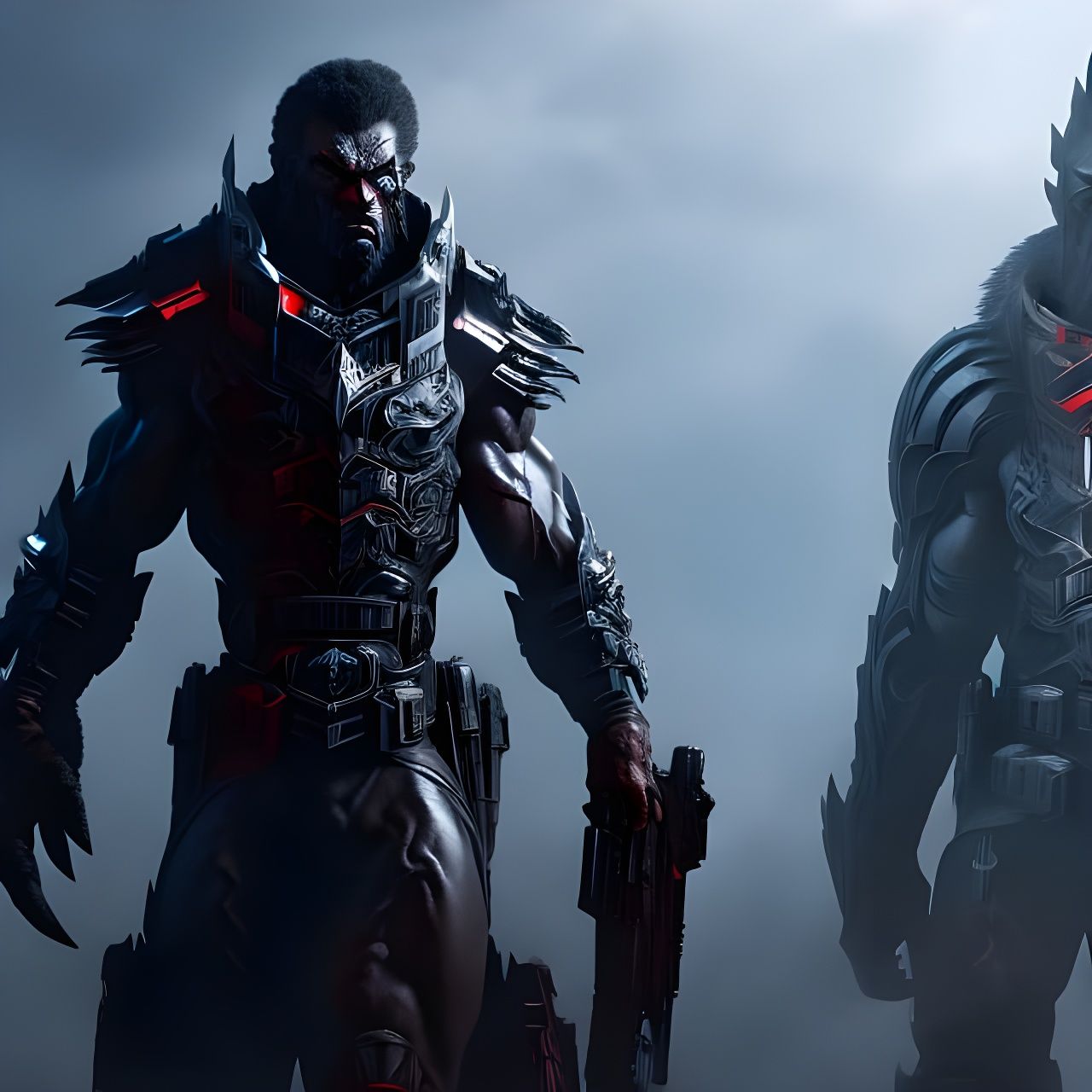 Werewolf cyborg - AI Generated Artwork - NightCafe Creator