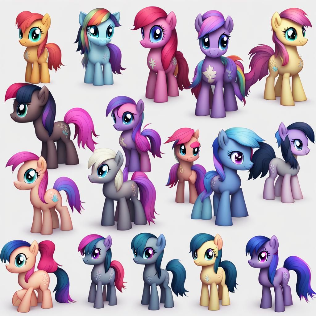 my little pony oc adoptables - AI Generated Artwork - NightCafe Creator