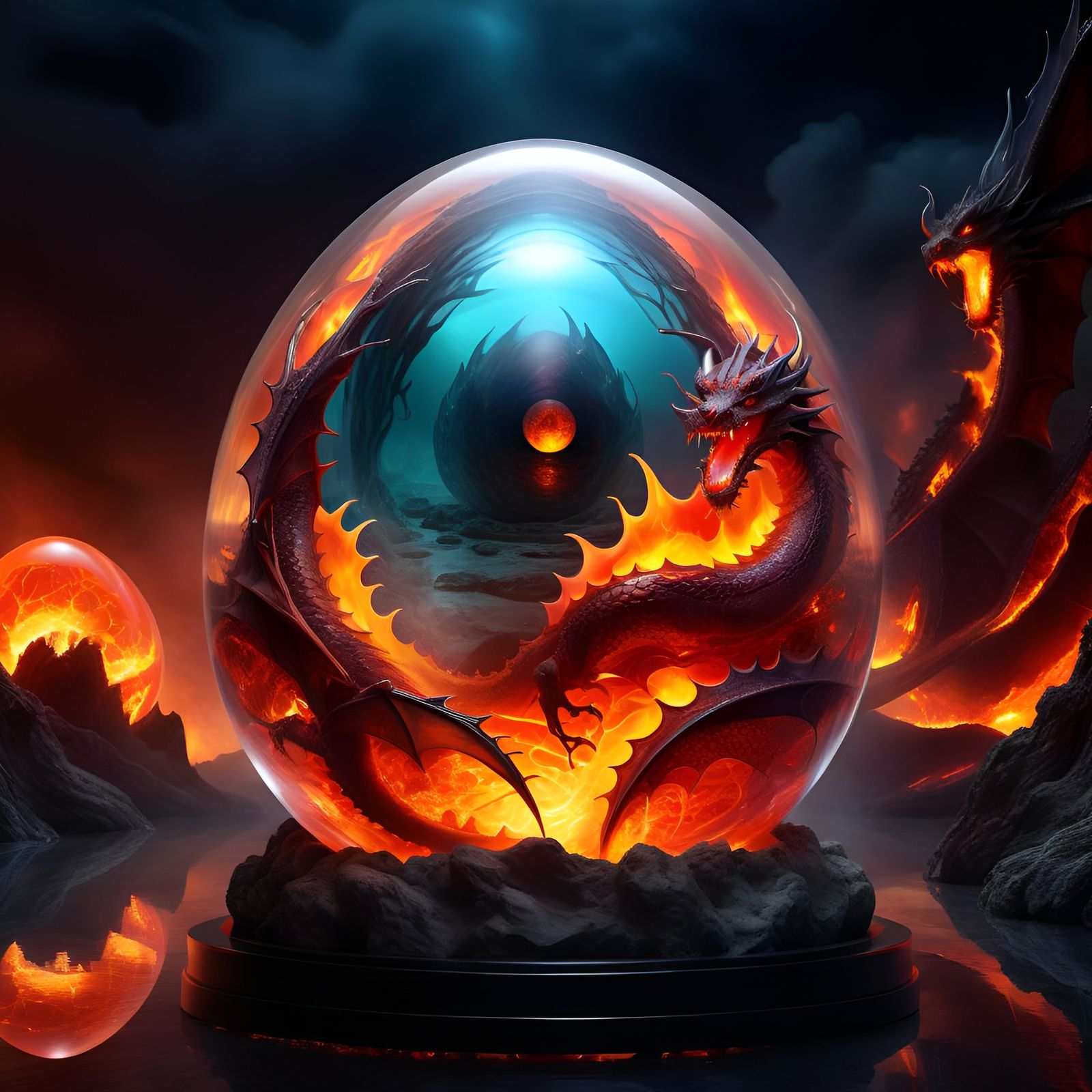 Dragon rebirth……. - AI Generated Artwork - NightCafe Creator