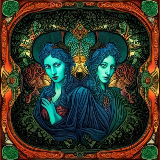 FOREST SISTERS 3 - AI Generated Artwork - NightCafe Creator