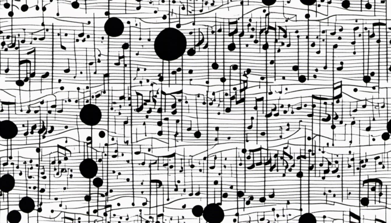 graphic music notation; graphic score, graphic notation, experimental ...